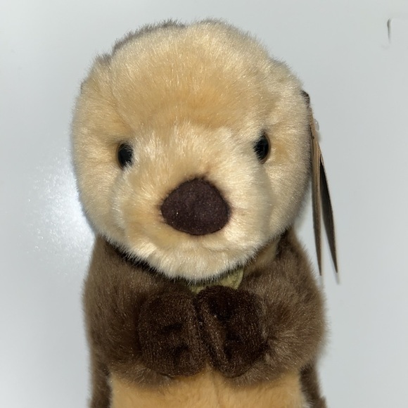 Miyoni | Toys | Nwt Aurora Miyoni Sea Otter Stuffed Animal Plush Lifelike Detail Brown Inches ...